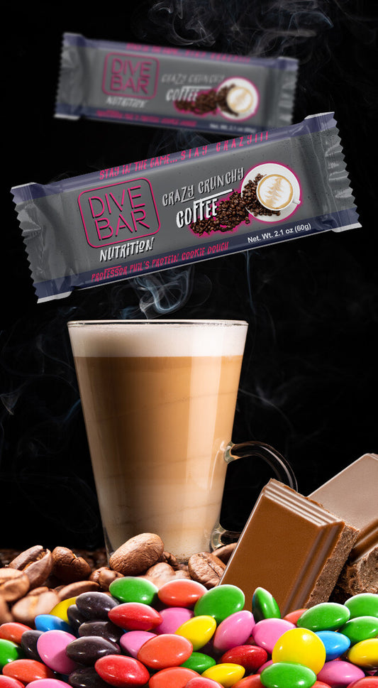 Crazy Crunchy Coffee - 6 Bars – Dive Bar Nutrition
